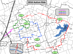 Autism Ride Maps – Autism Society of Texas