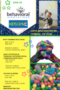 Behavioral Innovations Info Sessions We Rock The Spectrum Gym – Autism ...