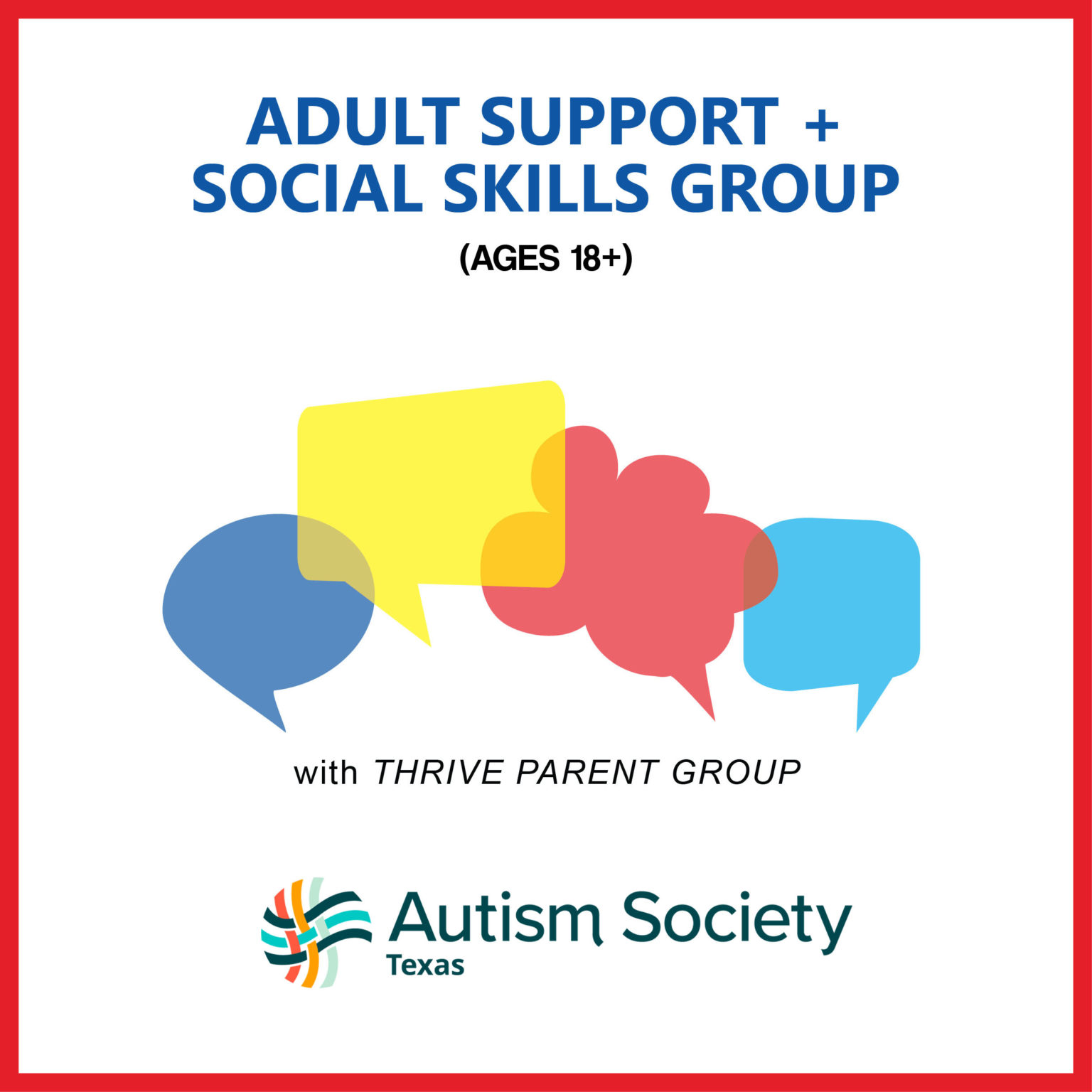 Connection Groups – Autism Society of Texas