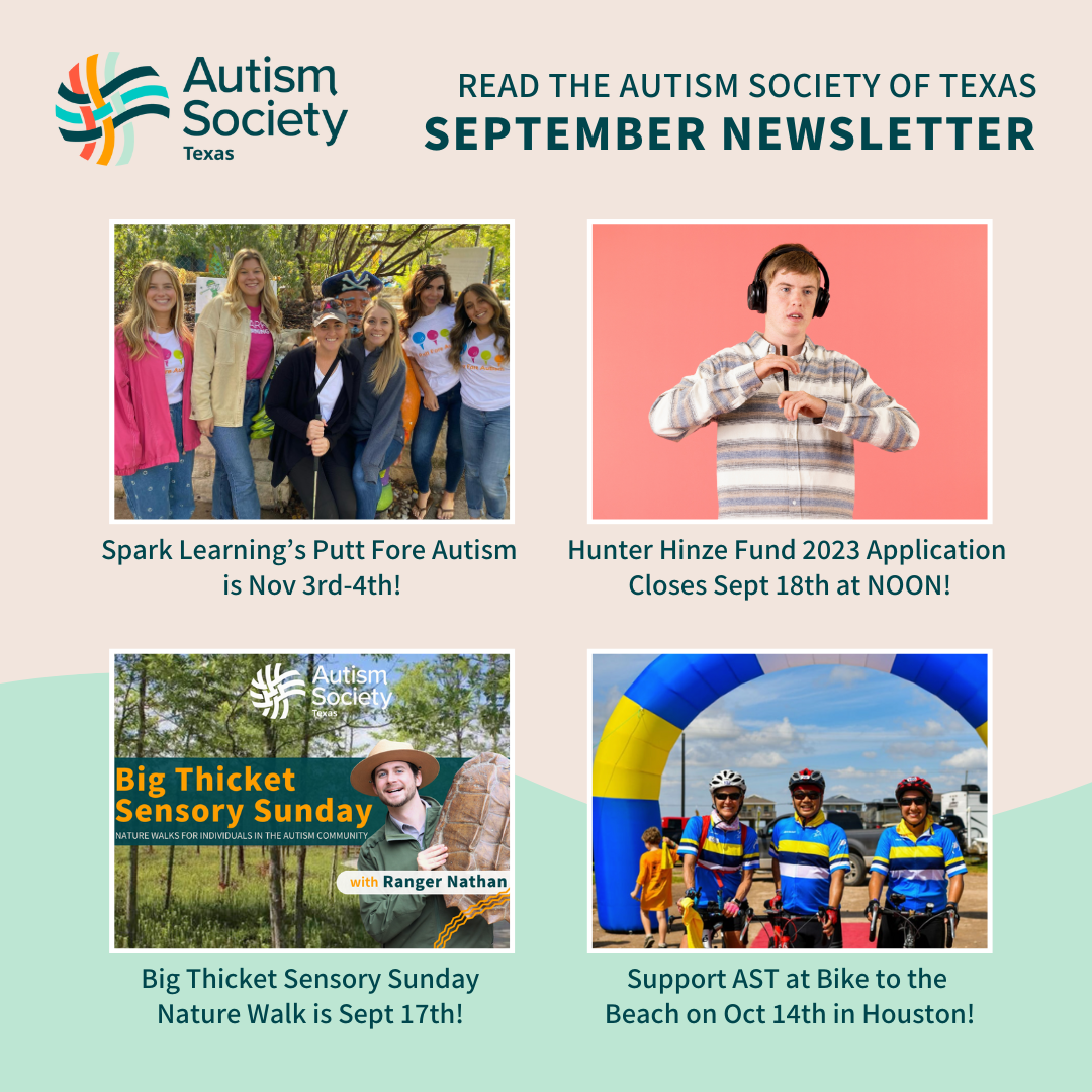 September 2023 Newsletter – Autism Society of Texas
