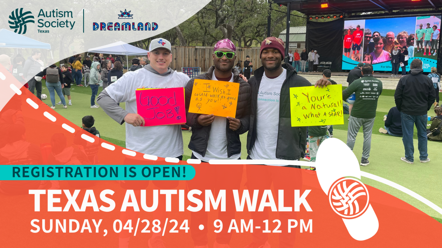 Texas Autism Walk Registration is Live – Join us 04/28 at Dreamland! – Autism Society of Texas